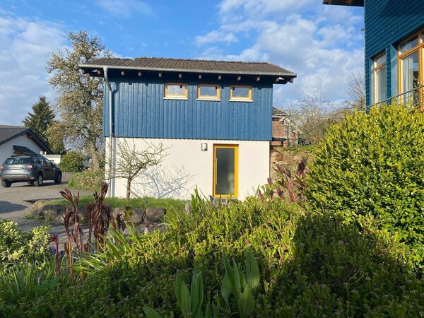 Ferienhaus Blaue Pause - Studio, Dusche, Wc, Wohn-/schlafraum - Hachenburg