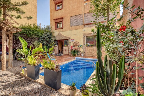 Villa Eden Avec Piscine Pour 8px - Taghazout