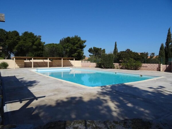 Appart Rdc 5 Pers -  Domaine Avec Piscine - Parking Privé - La Franqui