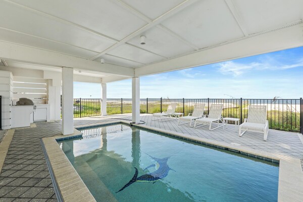 Beach House - Sailfish - Mexico Beach - Beachfront, Private Beach And Pool - Mexico Beach, FL