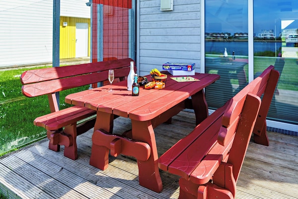 Ferienhaus Boje By Seeblick Ferien Oro, Erste Wasserreihe, Kamin, 7pers - Kronsgaard