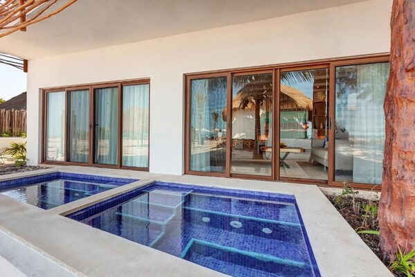 Luxury Retreat In Holbox Paradise! Direct Pool Access, Walk To Beach! - Isla Holbox