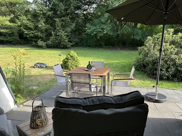 Schönes Ferienhaus 400m Vom See, Sauna, Kamin, Klima, Garten - Hirschberg
