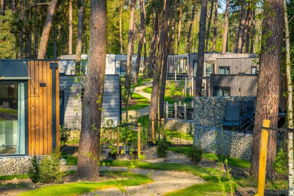 Chalet With Air Conditioning On A Holiday Park - As