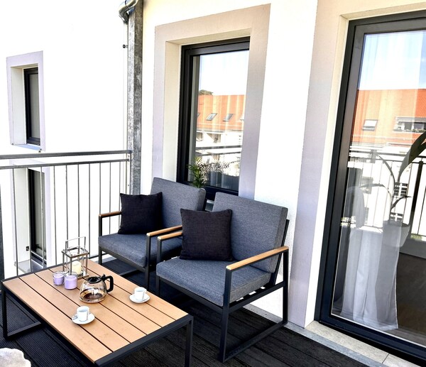 Apartment-deluxe-private Bathroom-balcony-blumenstraße 54 - 萊比錫